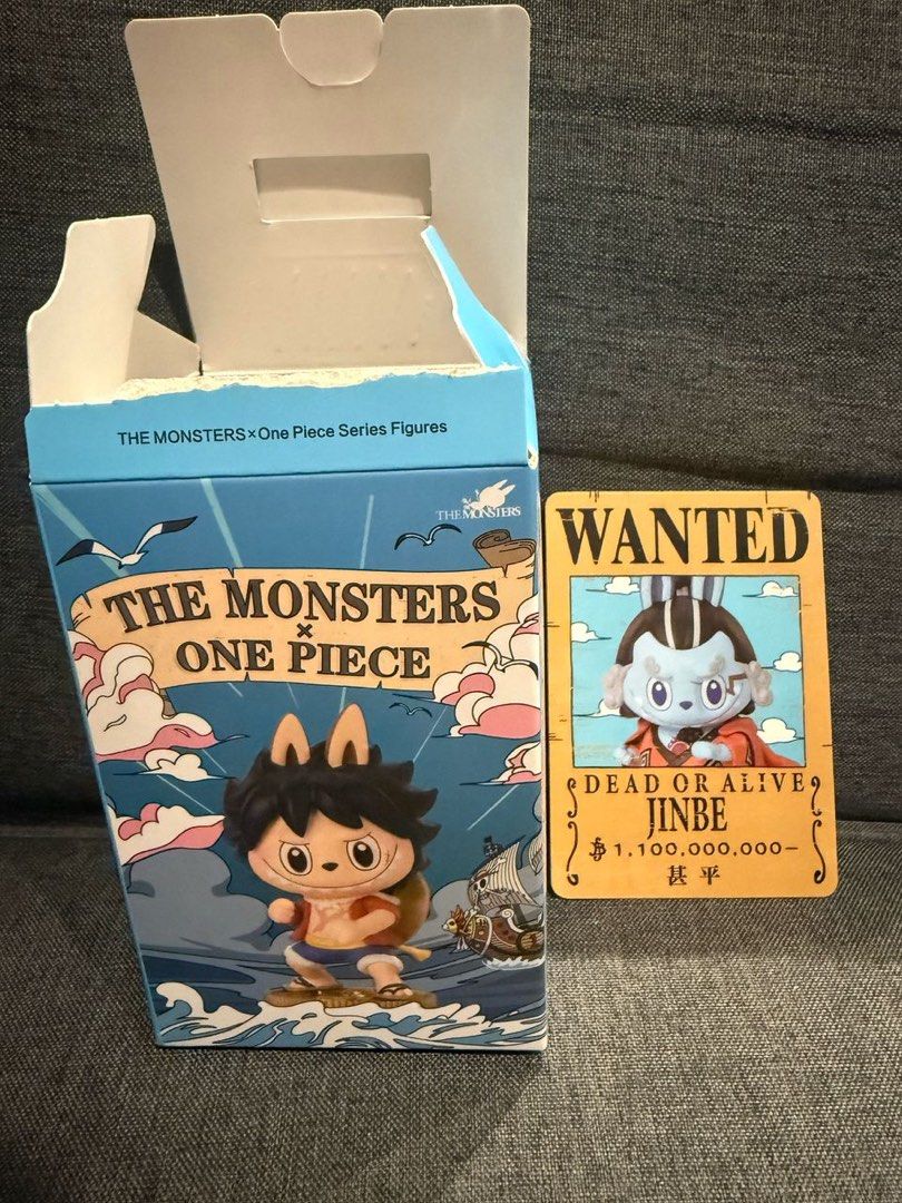 Labubu_one piece_jinbe, Hobbies & Toys, Toys & Games on Carousell