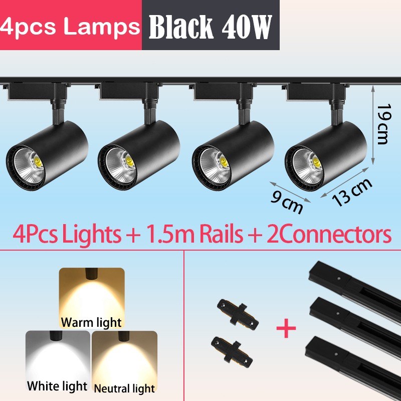 Lamps Spotlight Rail Spot Lights, Announcements on Carousell