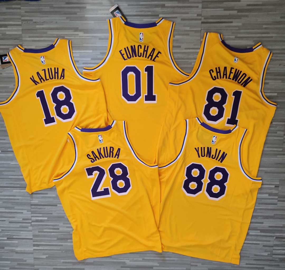 Le Sserafim Lakers Jersey, Men's Fashion, Activewear on Carousell