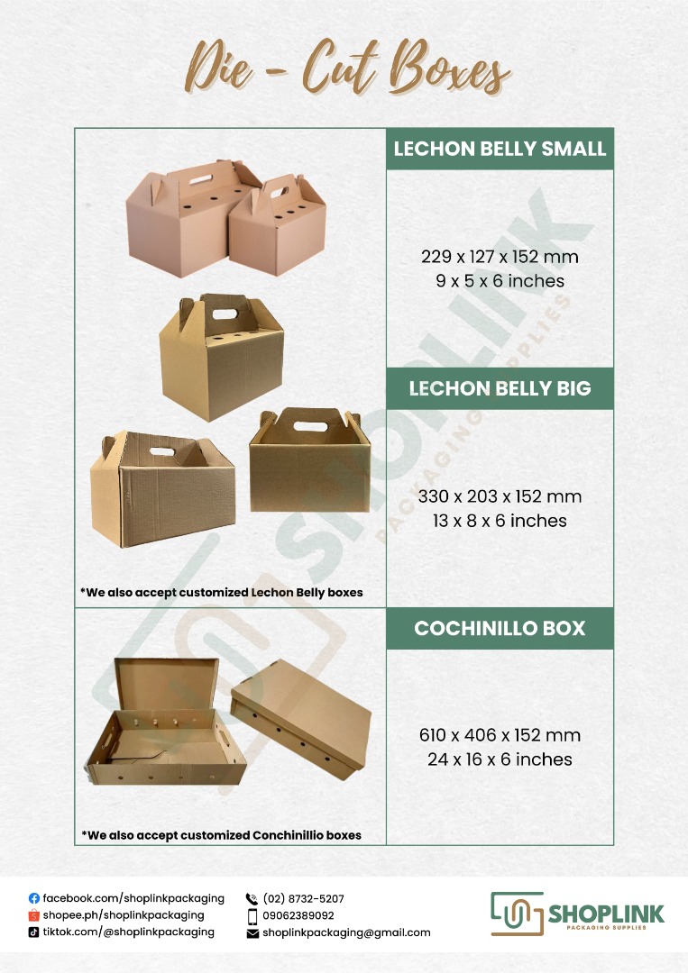 LECHON BELLY BOX, Food & Drinks, Other Food & Drinks on Carousell