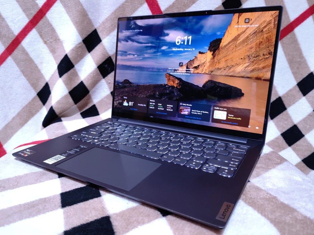 Lenovo Yoga Slim 7 Pro laptop AMD Ryzen 7 5800H 16cpus 8Cores 3.2ghz ...