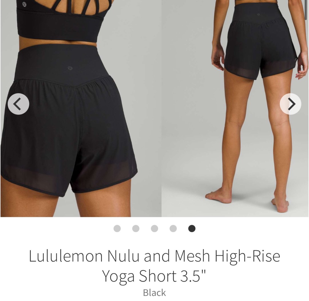 Nulu And Mesh Hr Yoga Short
