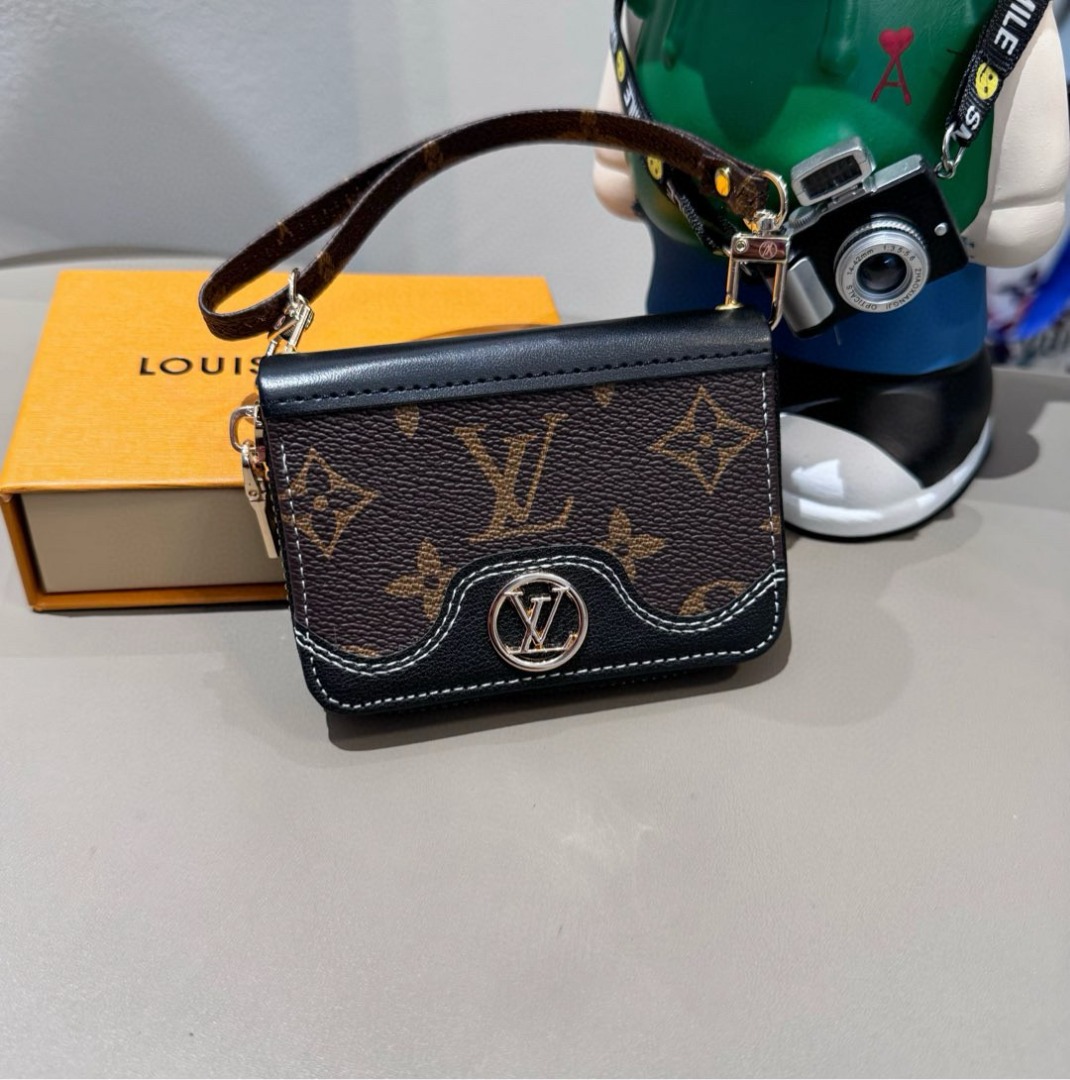 Lv classic vintage denim color card bag, Women's Fashion, Bags ...