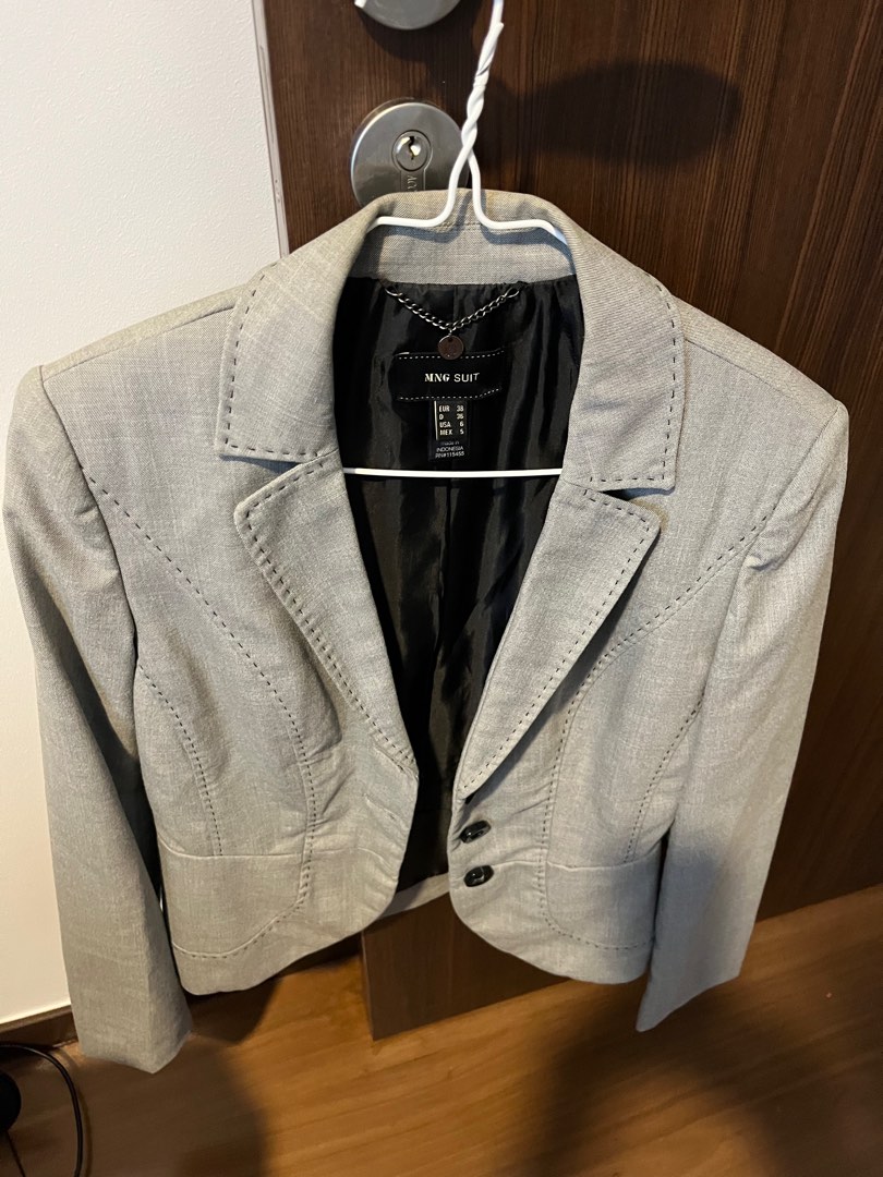 Mango grey Jacket, Women's Fashion, Coats, Jackets and Outerwear on ...