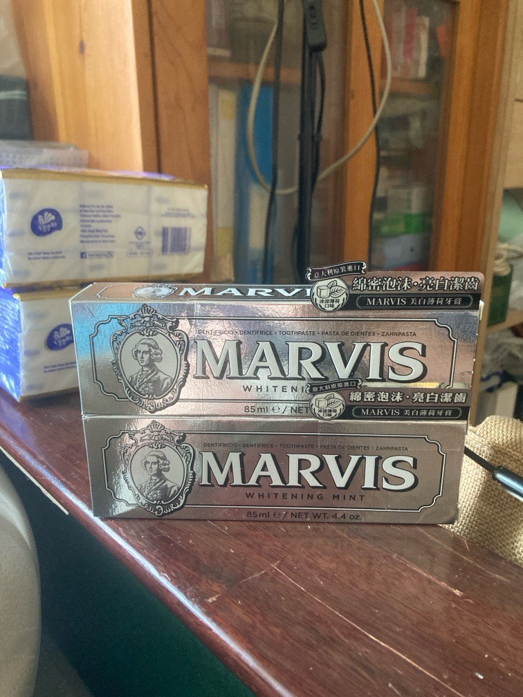 Marvis 美白薄荷牙膏 85ml x2, 美容＆個人護理, 健康及美容 - 口腔護理 - Carousell
