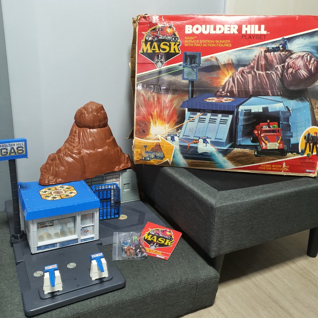 M.A.S.K Kenner MASK 1985 Boulder Hill With Alex Sector and Buddy Hawks ...