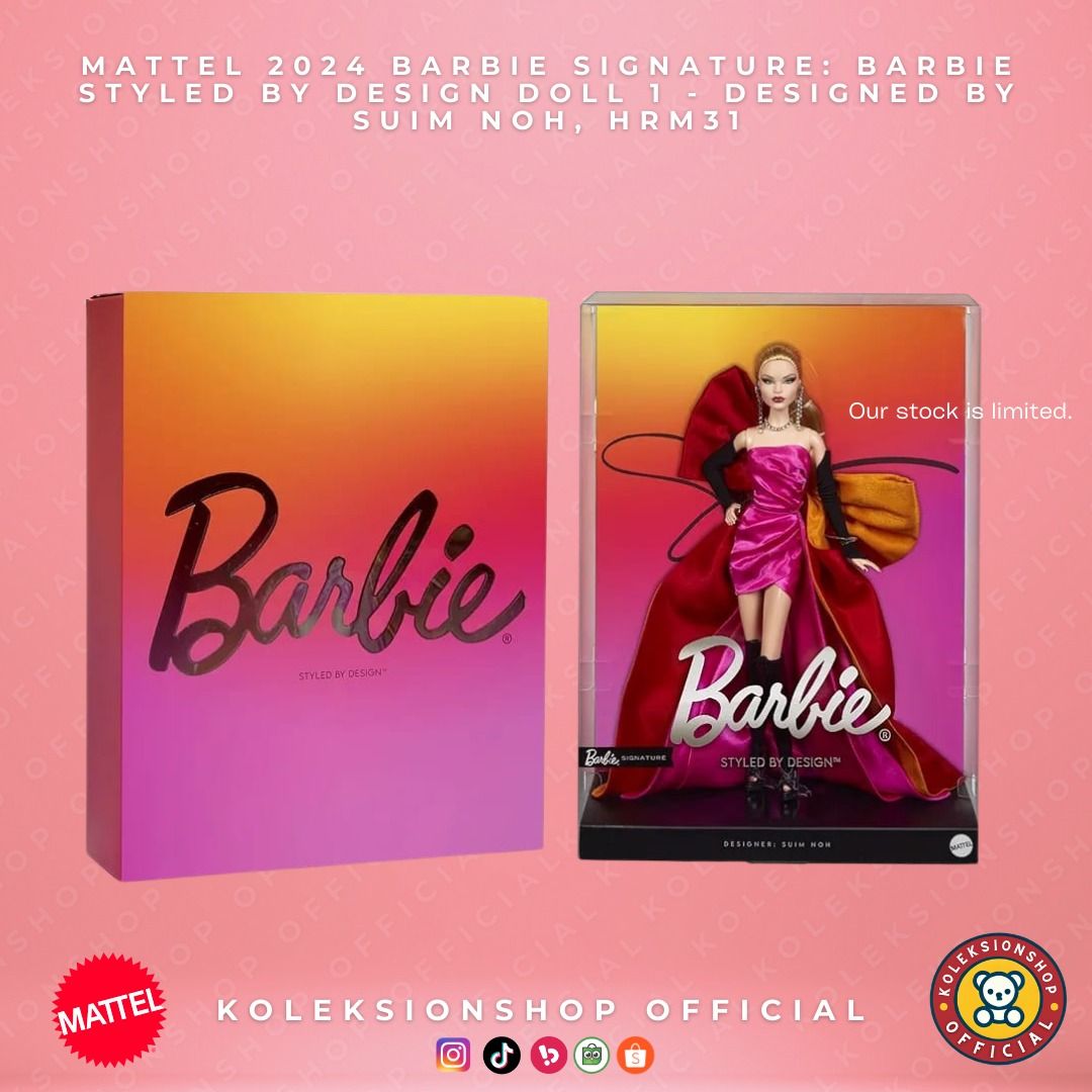 Mattel 2024 Barbie Signature Styled By Design Doll 1, Toys & Collectibles, Mainan di Carousell