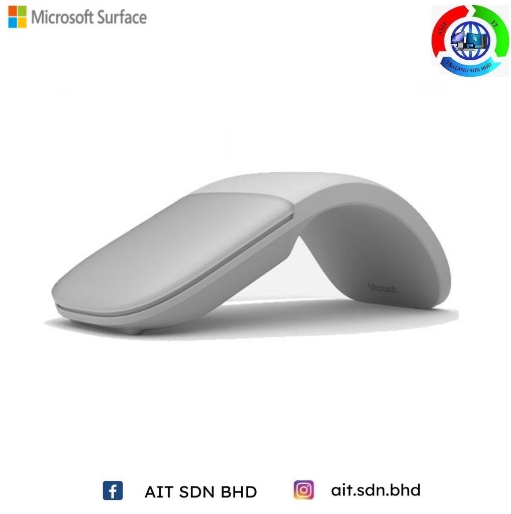 Microsoft Surface Arc Bluetooth Mouse (Silver CZV-00005), Computers ...