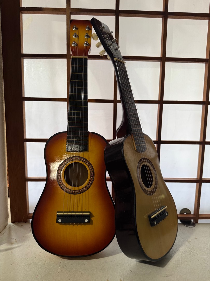 Mini toy guitar, Hobbies & Toys, Music & Media, Musical Instruments on ...