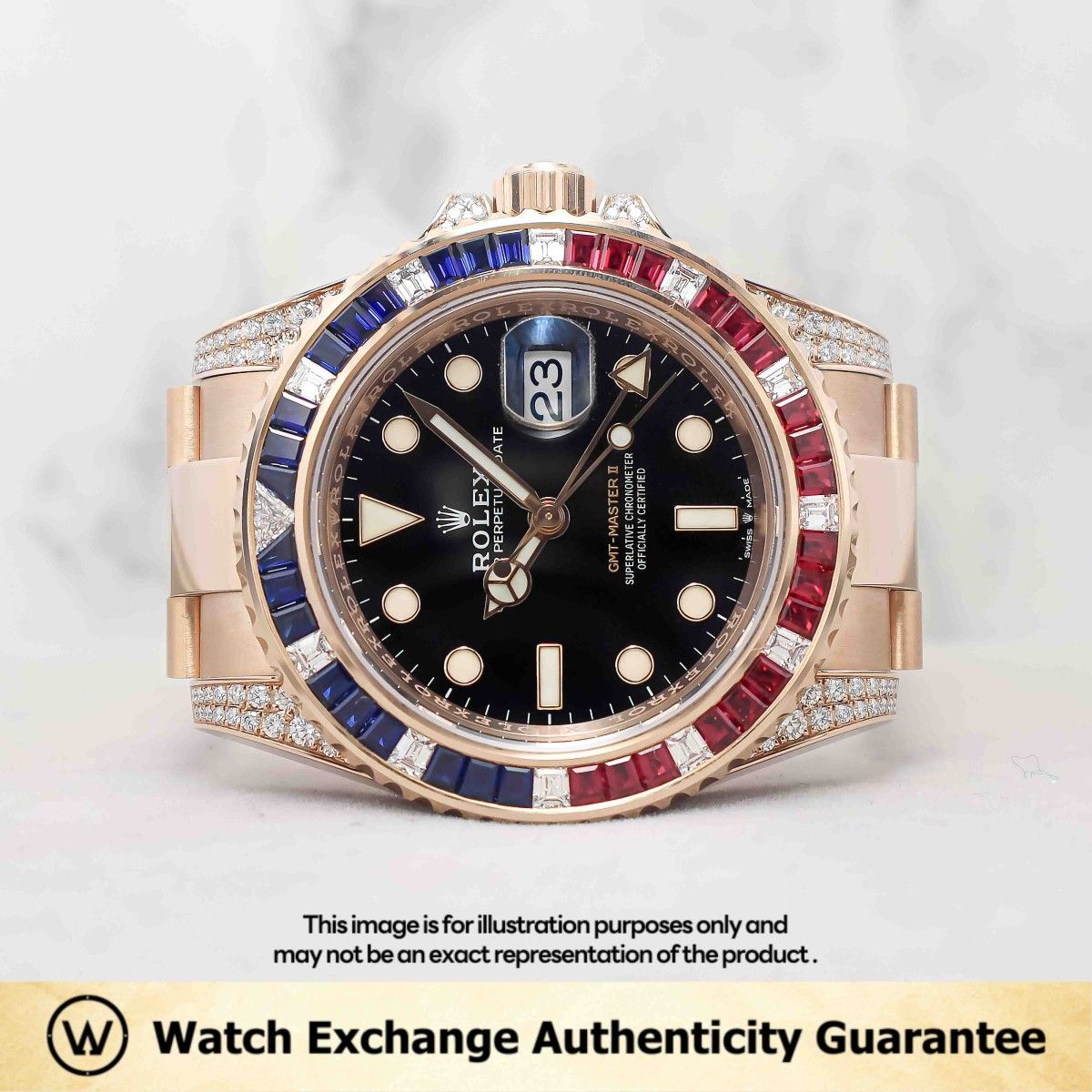 Mint Nov 2019 Rolex GMT Master II Saru Oyster 126755SARU Black Dial PW26434, Luxury, Watches on ...