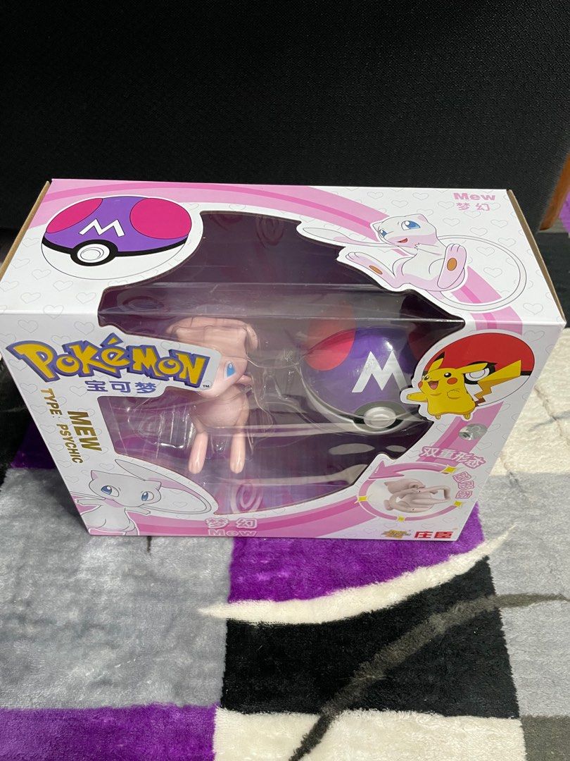 Misb Original license pokemon mew can transform into poke ball, Hobbies ...