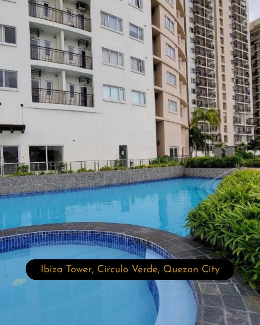 Modern One Bedroom Unit for Rent in Ibiza Tower Circulo Verde Quezon ...