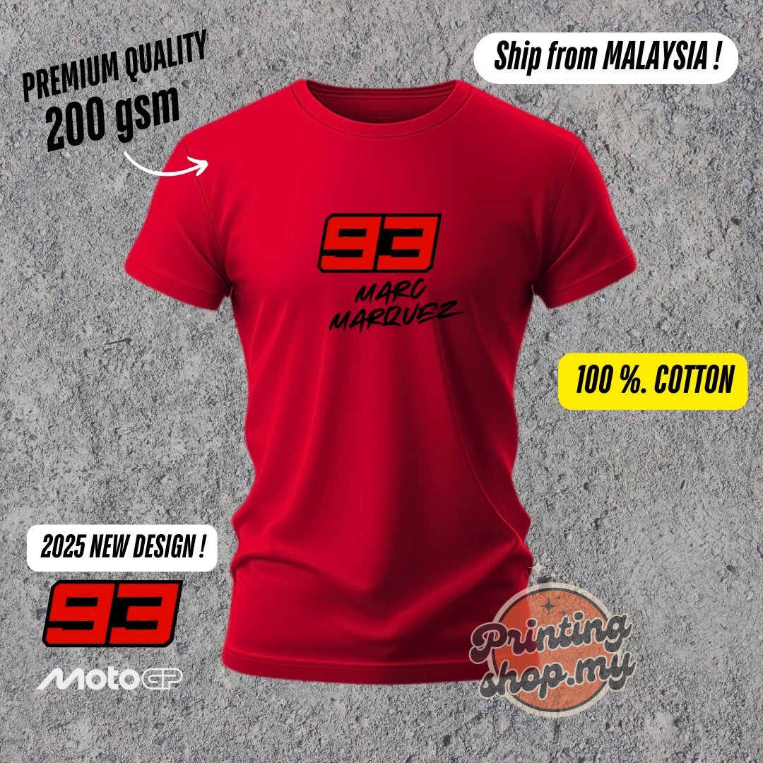 MOTO GP MARC MARQUEZ DUCATI DESIGN 2025, Men's Fashion, Tops & Sets, Tshirts & Polo Shirts on ...