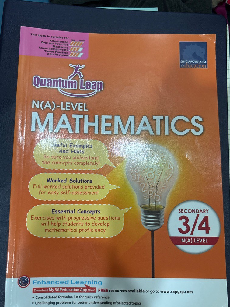 NA mathematics assessment book sec 3/4, Hobbies & Toys, Books ...