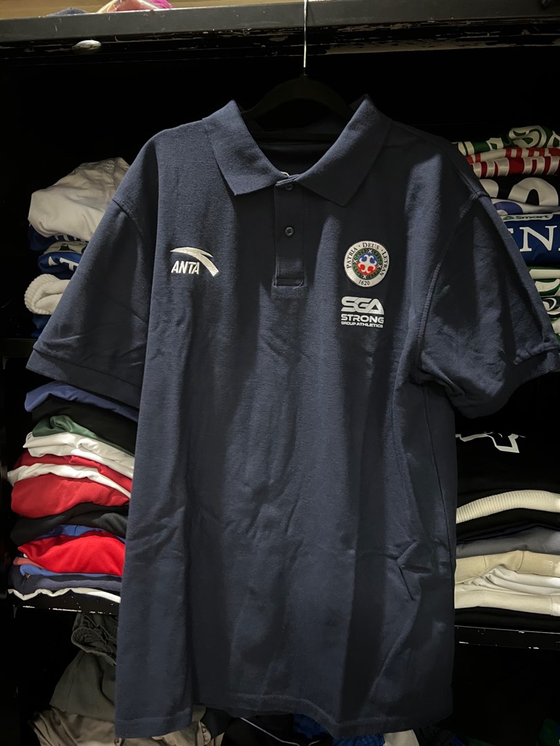 NCAA Anta Letran Knights Coaches polo shirt, Men's Fashion, Activewear ...