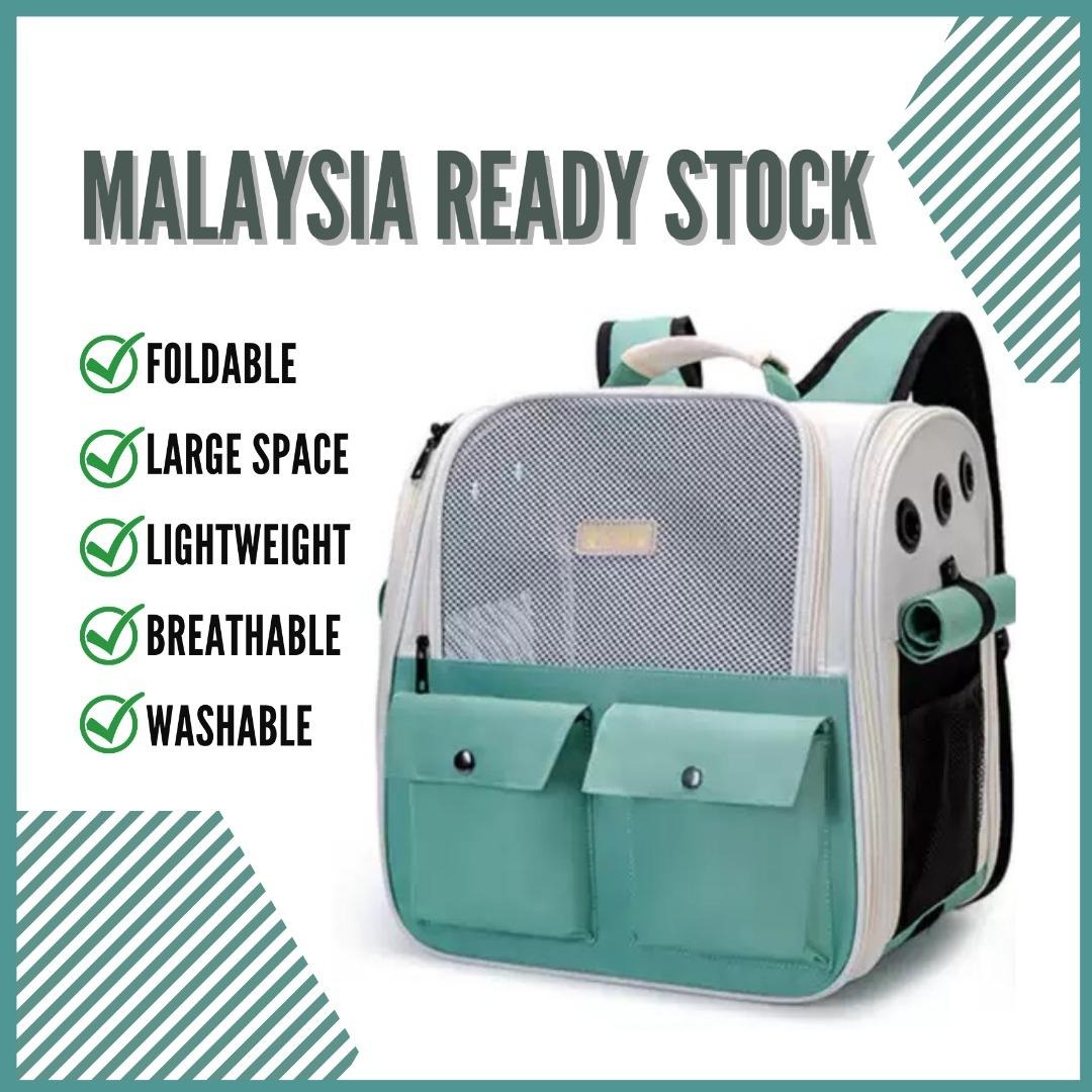 NEW Pet Dog Cat Carrier Bag/Foldable Portable/ Large space/ Beg Kucing ...