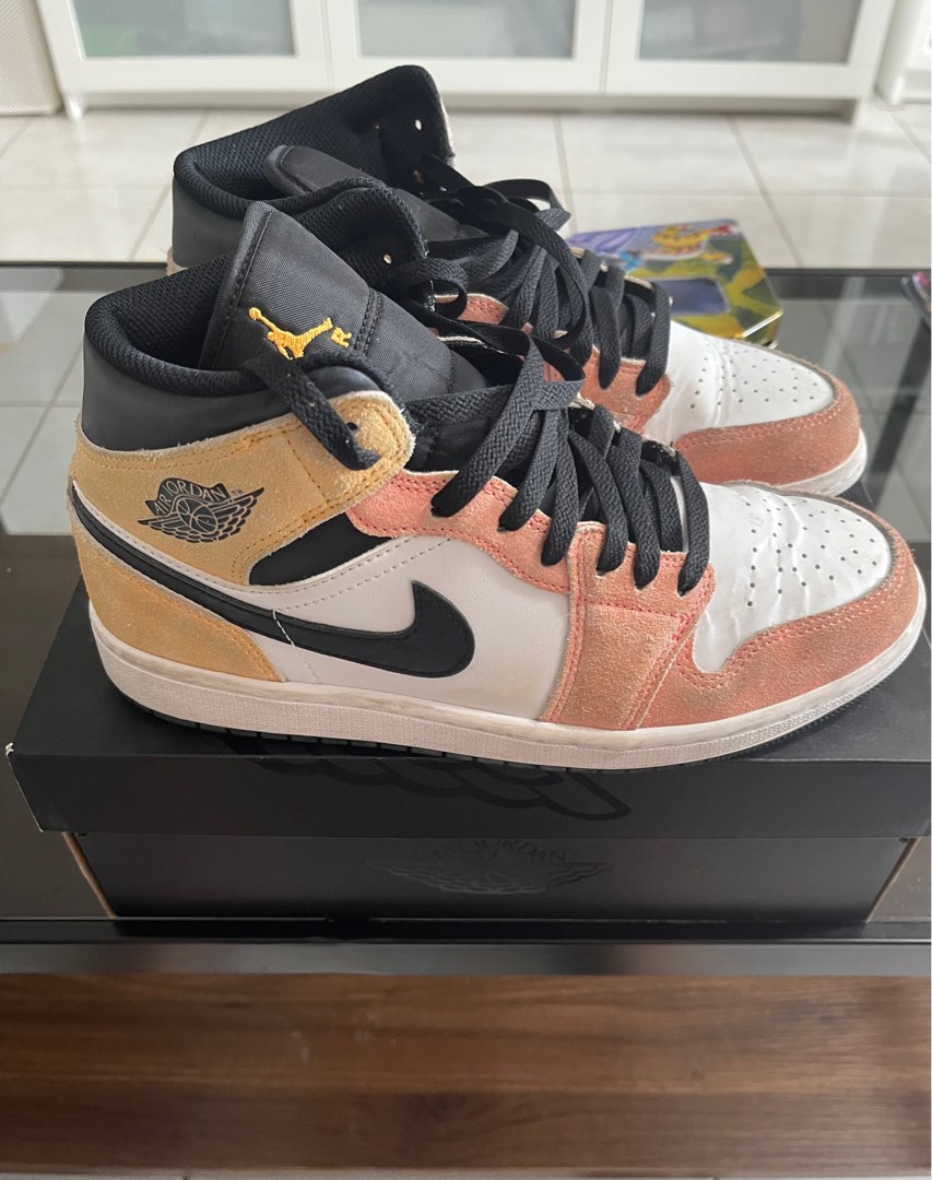 Nike Air Jordan 1 Salmon Amber, Men's Fashion, Footwear, Sneakers on ...