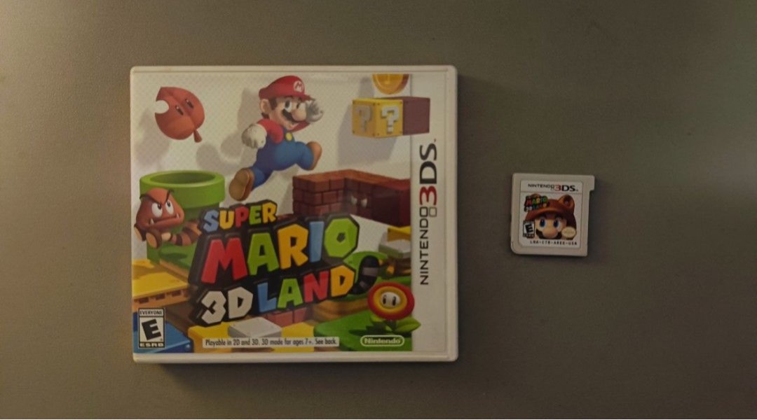 Nintendo 3Ds game card - Super Mario 3D Land, Video Gaming, Video Games ...