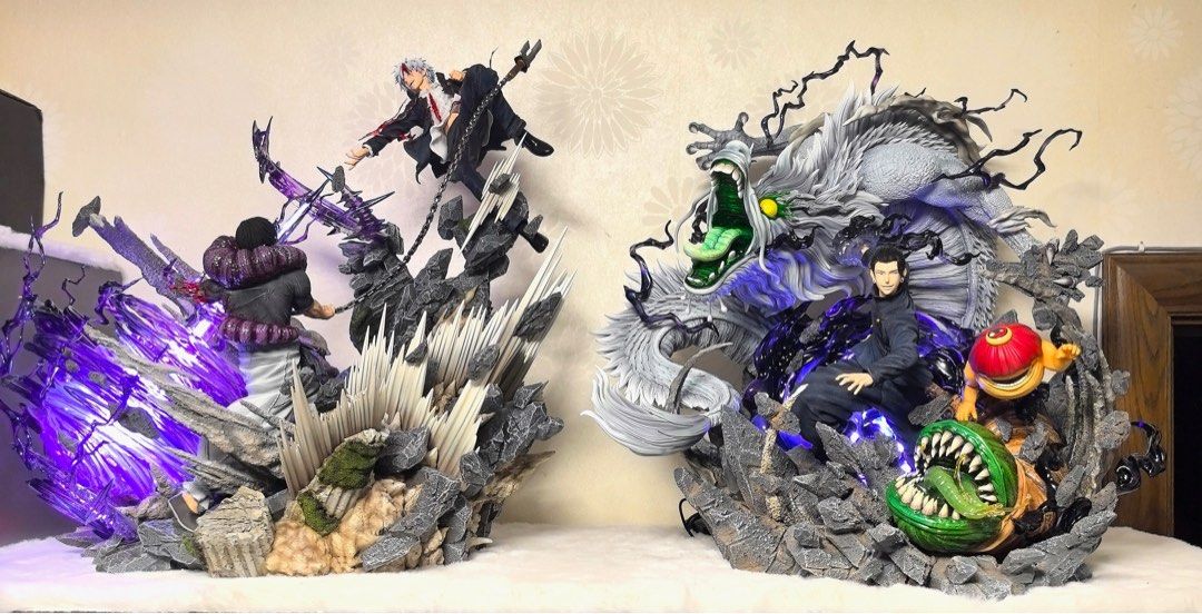 Niren studio jujutsu kaisen Gojo vs toji geto suguru, Hobbies & Toys ...