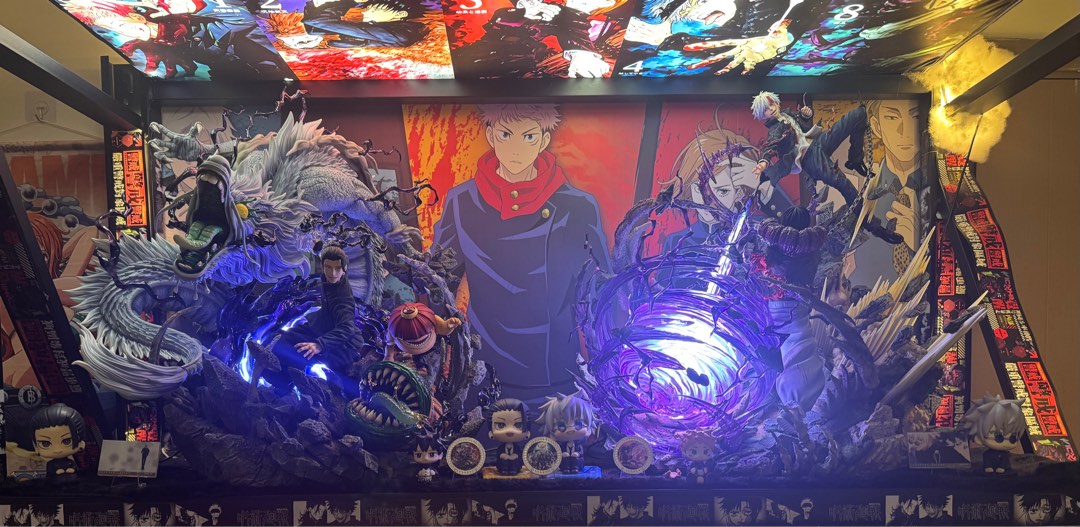 Niren studio jujutsu kaisen Gojo vs toji geto suguru, Hobbies & Toys ...