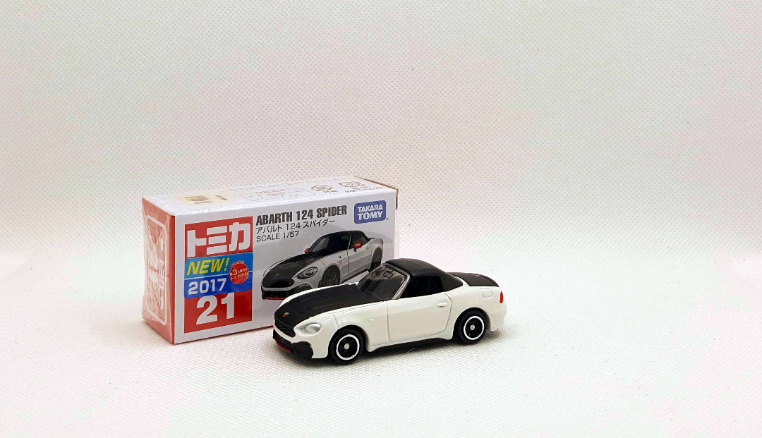 No.21 Abarth 124 Spider Tomica, Hobbies & Toys, Toys & Games on Carousell