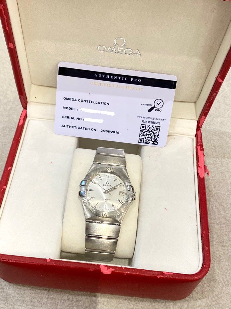 OMEGA CONSTELLATION SILVER DIAL 38MM QUARTZ WATCH, Luxury, Watches on ...