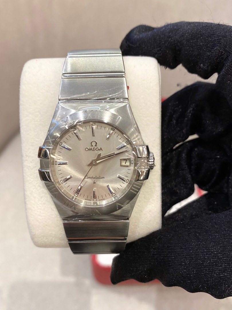 OMEGA CONSTELLATION SILVER DIAL 38MM QUARTZ WATCH, Luxury, Watches on ...