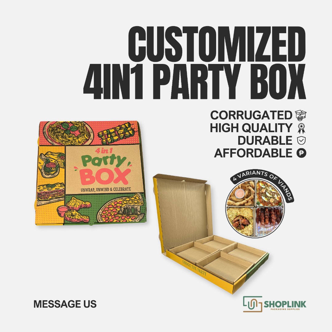 PARTY BOX 4 IN 1, Food & Drinks, Other Food & Drinks on Carousell