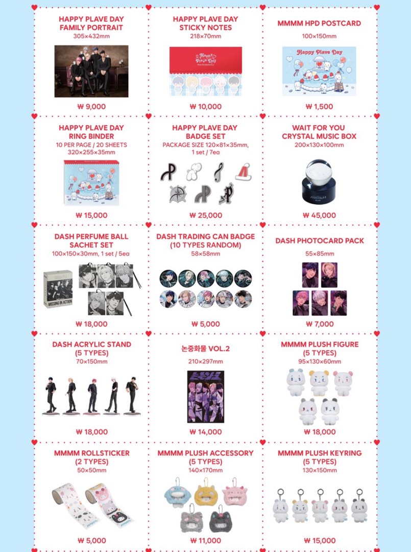 PLAVE 2nd Anniversary Pop Up Store Happy PLAVE Day Official Goods ...