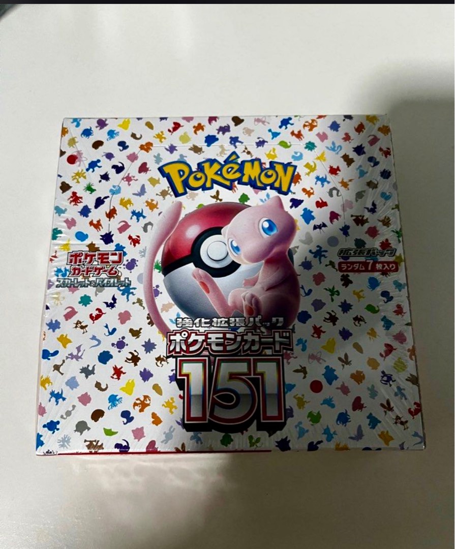 Pokemon 151 Japanese shrinked box, Hobbies & Toys, Toys & Games on ...