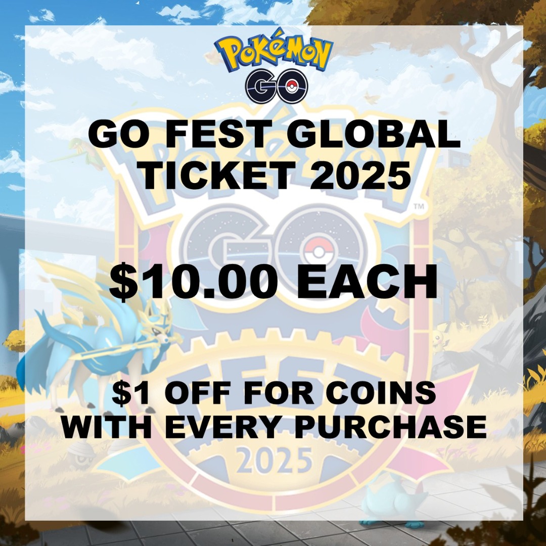 Pokemon Go - Go Fest Global Ticket 2025, Video Gaming, Gaming ...