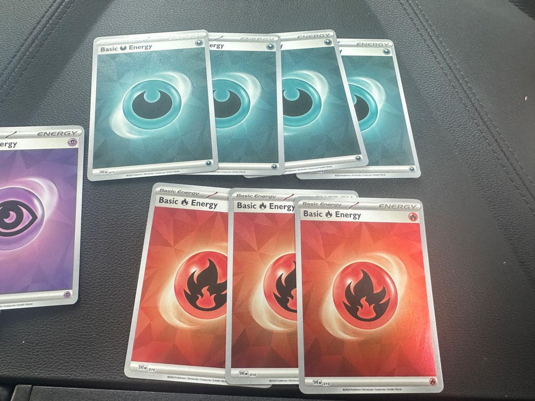 Pokemon Prismatic evolution Holo Energy Cards, Hobbies & Toys ...