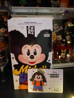 Disney Popmart goofy soft toy keychain dimoo world TV show vinyl plush ...