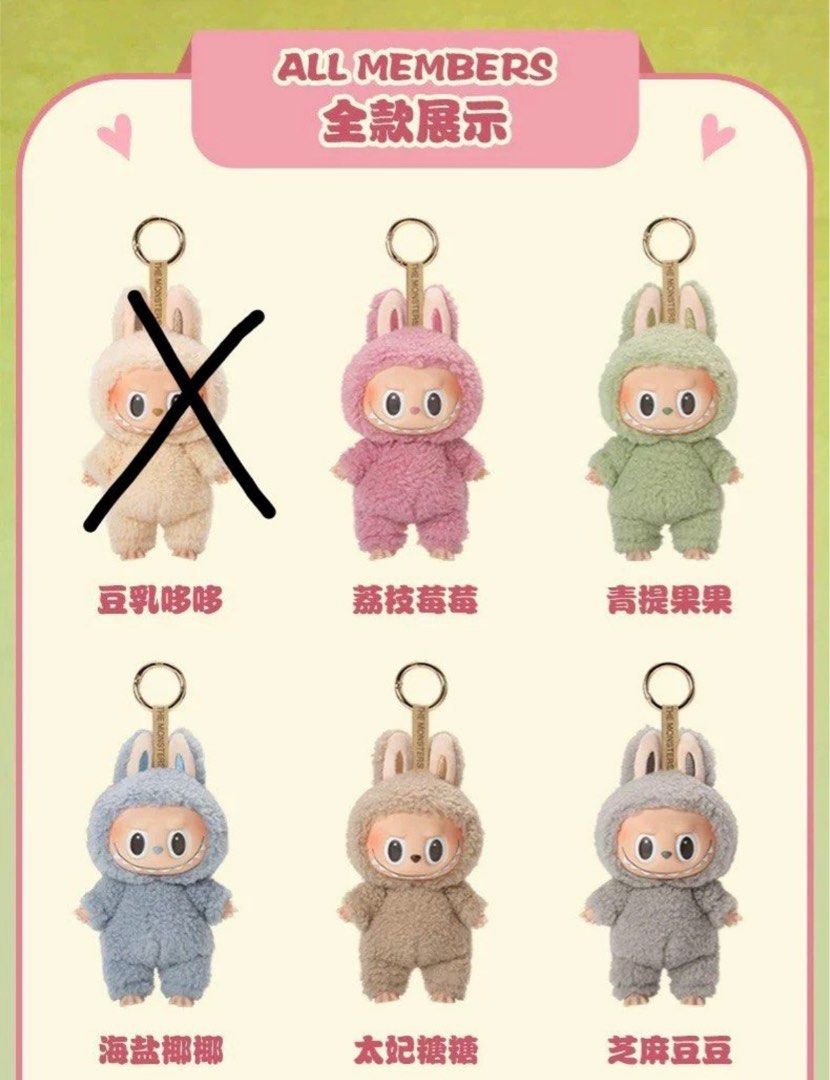 Popmart labubu version 1, Hobbies & Toys, Toys & Games on Carousell