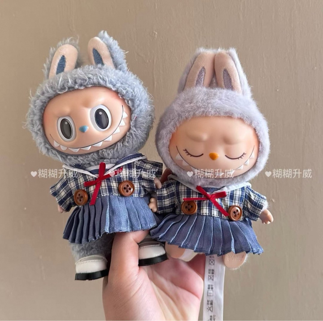 (Pre Order) Labubu V1 & V2 Sailor Style Clothing Set, Hobbies & Toys ...