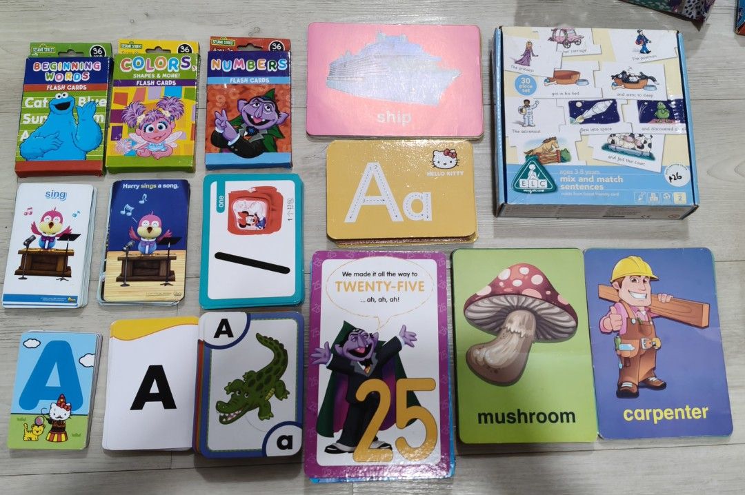 Preschool Learning Flashcards (Alphabets Numbers Shapes Colors First ...