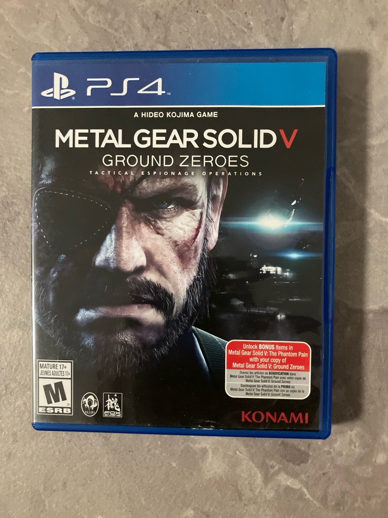 PS4/PS5 Metal Gear Solid V: Ground Zeroes + The Phantom Pain + Metal Gear Survive, Video Gaming ...