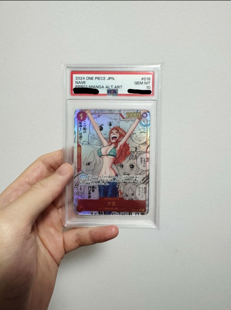 PSA 10 Nami Manga Art Rare One Piece Card Game OPTCG, Hobbies & Toys ...