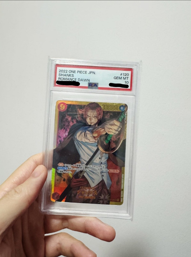 PSA 10 Shanks SEC One Piece Card Game OPTCG, Hobbies & Toys, Toys ...