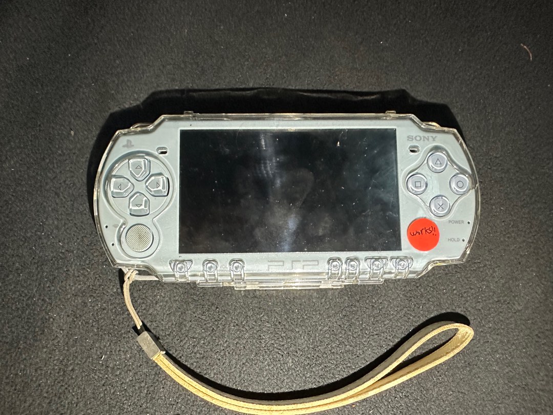 PSP light blue, Video Gaming, Video Game Consoles, PlayStation on Carousell