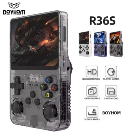 R36S Retro Handheld Portable Pocket Video Game Console Linux System 3.5 ...