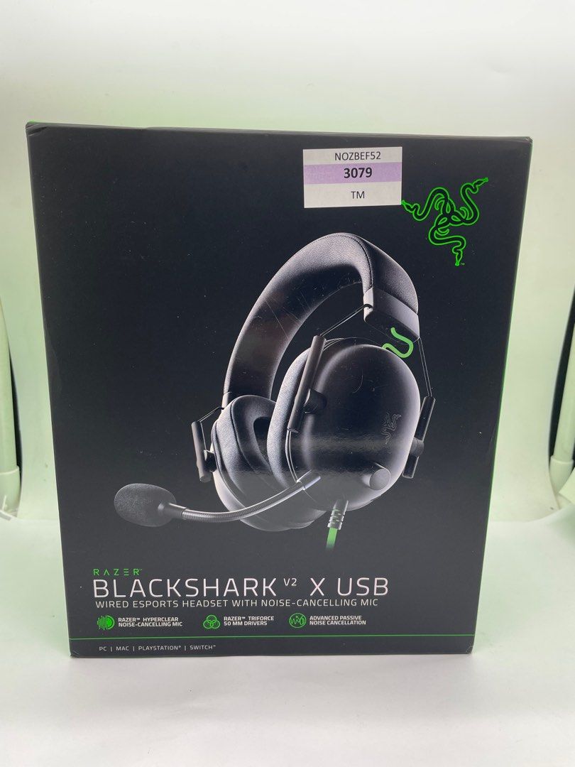 Razer BlackShark V2 X USB - Wired Gaming Headset, Audio, Headphones ...