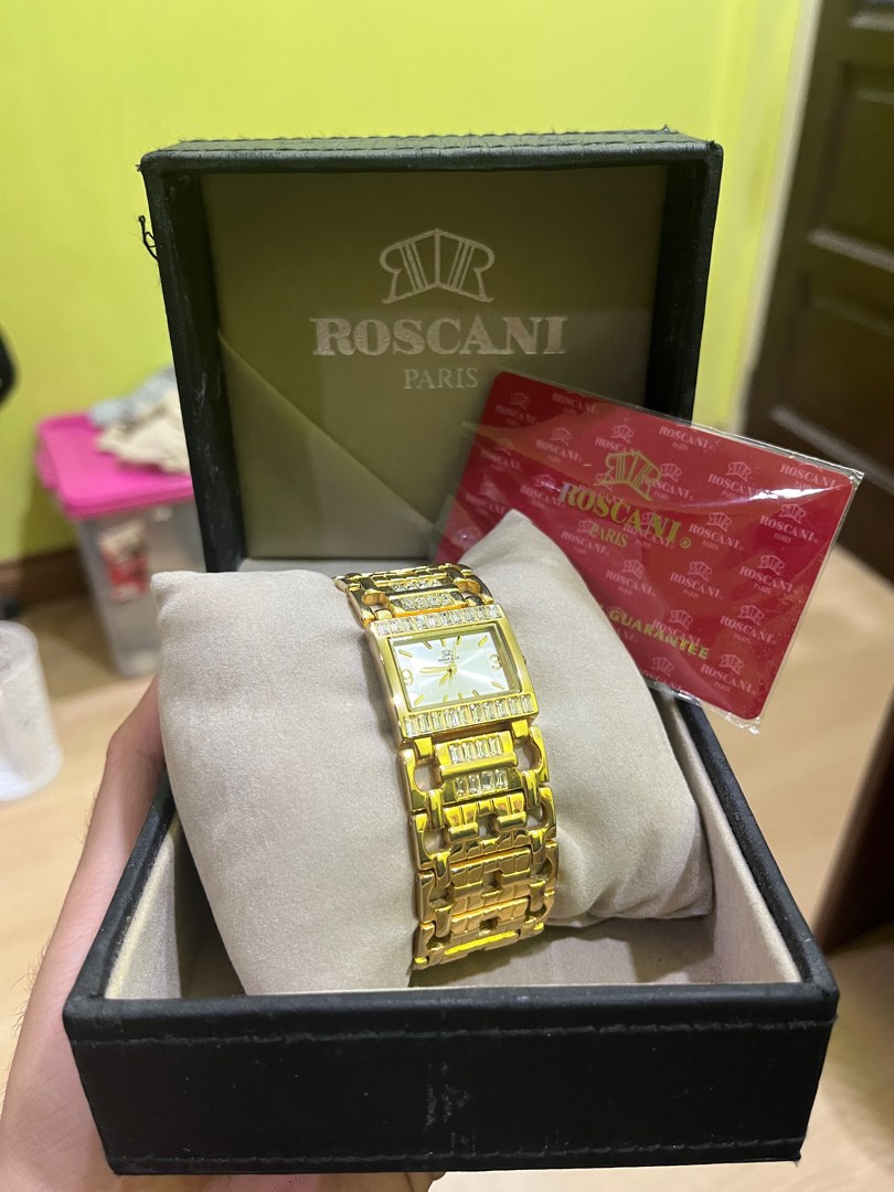 Roscani Paris 24K Gold, Men's Fashion, Watches & Accessories, Watches ...