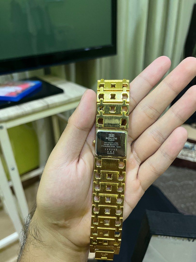 Roscani Paris 24K Gold, Men's Fashion, Watches & Accessories, Watches ...