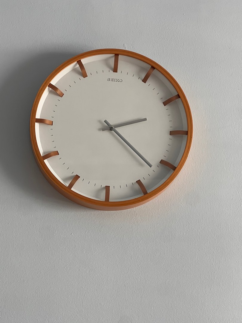 Seiko Wall Clock (Scandinavian, Japandi, Minimalist inspired ...