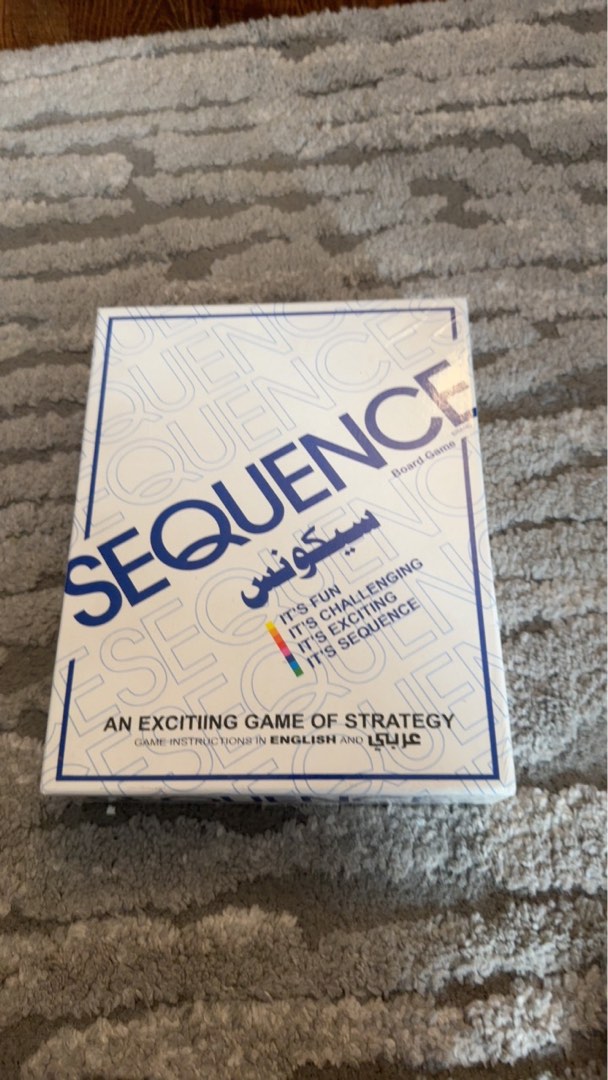 Sequence Board Game, Hobbies & Toys, Toys & Games on Carousell