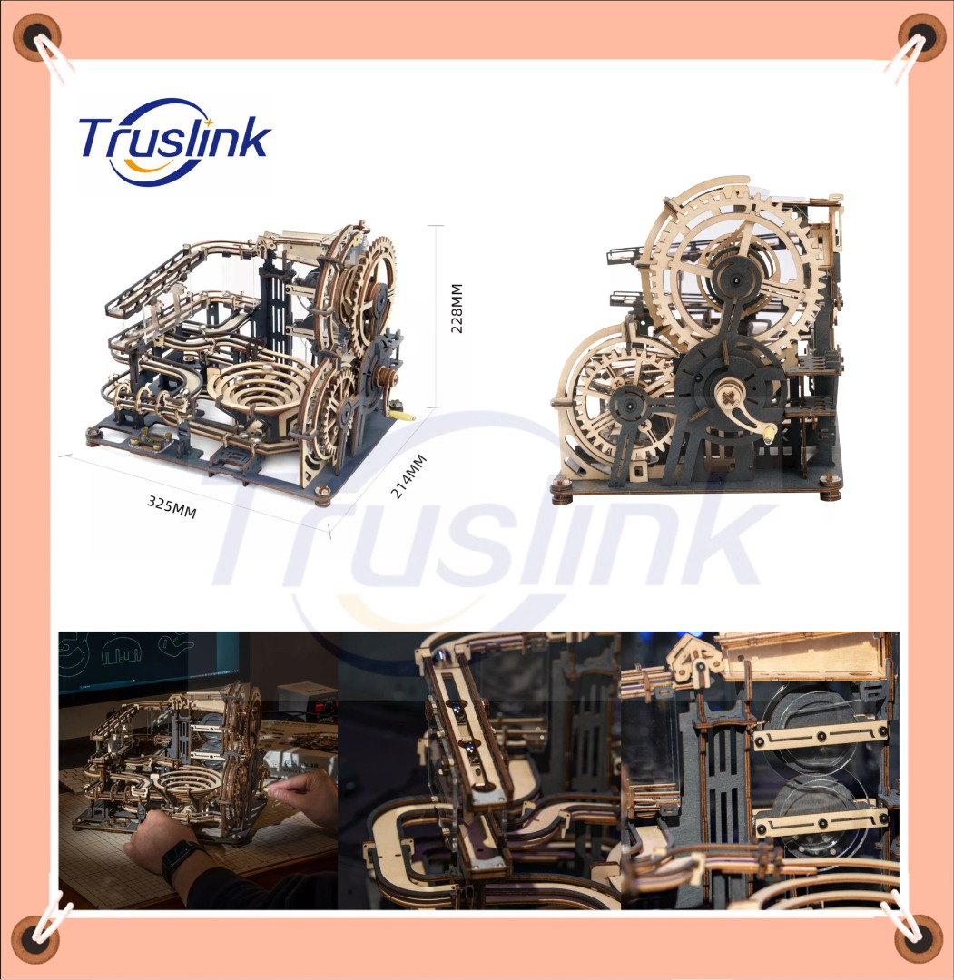 【SG Seller】Truslink Toy 294Pcs Robotime Rokr Marble Run LGA01 DIY ...
