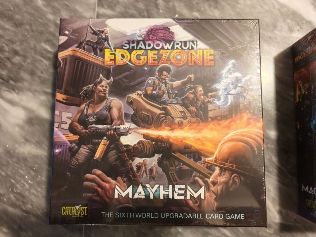 Shadowrun Edge Zone Board/Card Game (Mayhem & Magic box) * new and ...