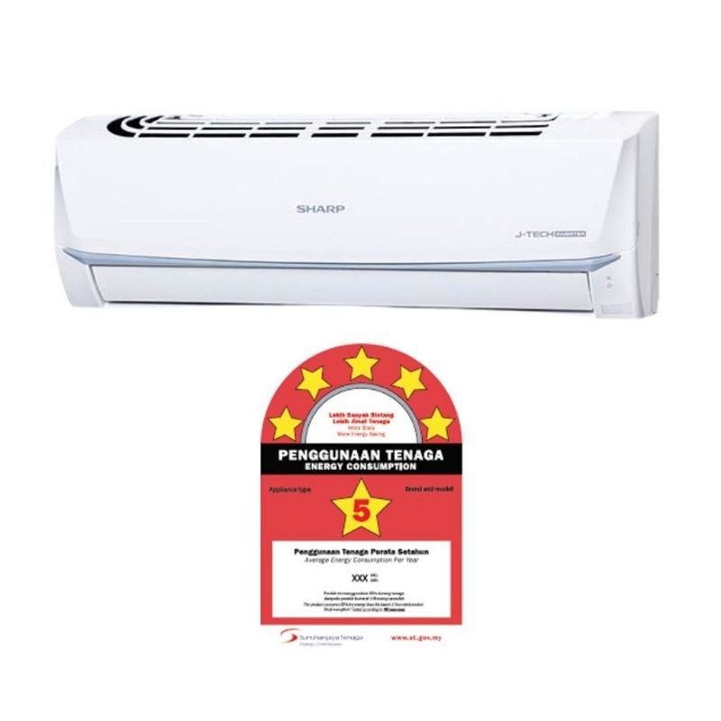 Sharp 1hp Inverter Aircond, TV & Home Appliances, Air Conditioners ...