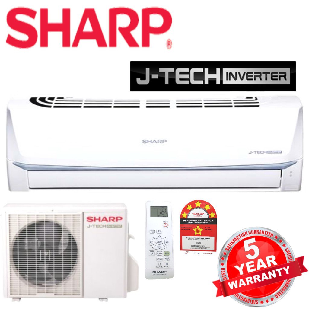 Sharp 1hp Inverter Aircond, TV & Home Appliances, Air Conditioners ...